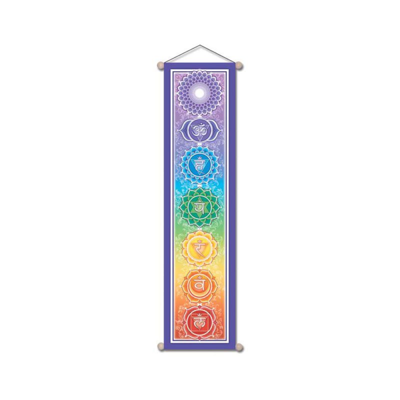 Small Chakra Banner (Vertical) - Alive & Shine Shop